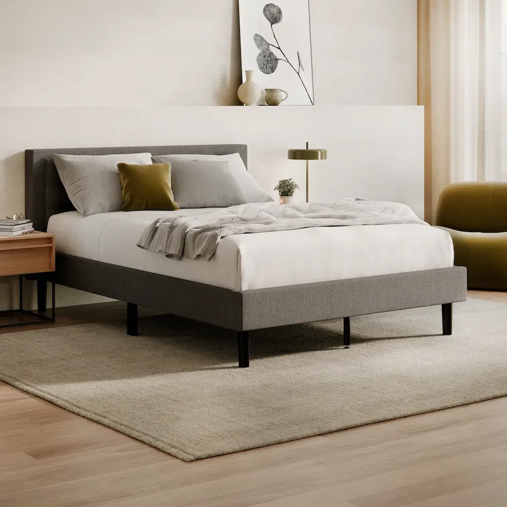 Simple bed frame and headboard store