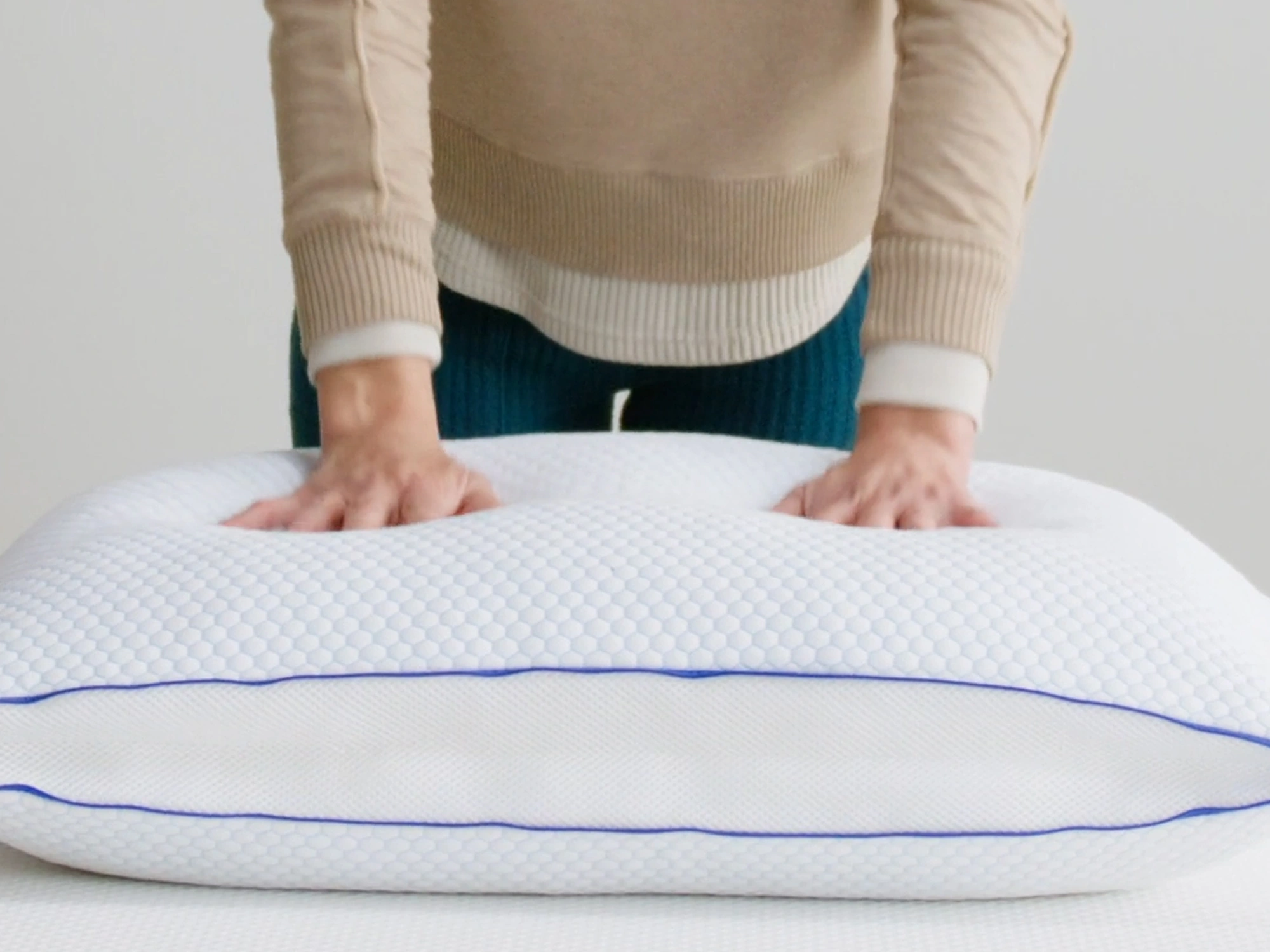Nectar Tri-Comfort Cooling Pillow w/ Pain Relief Technology