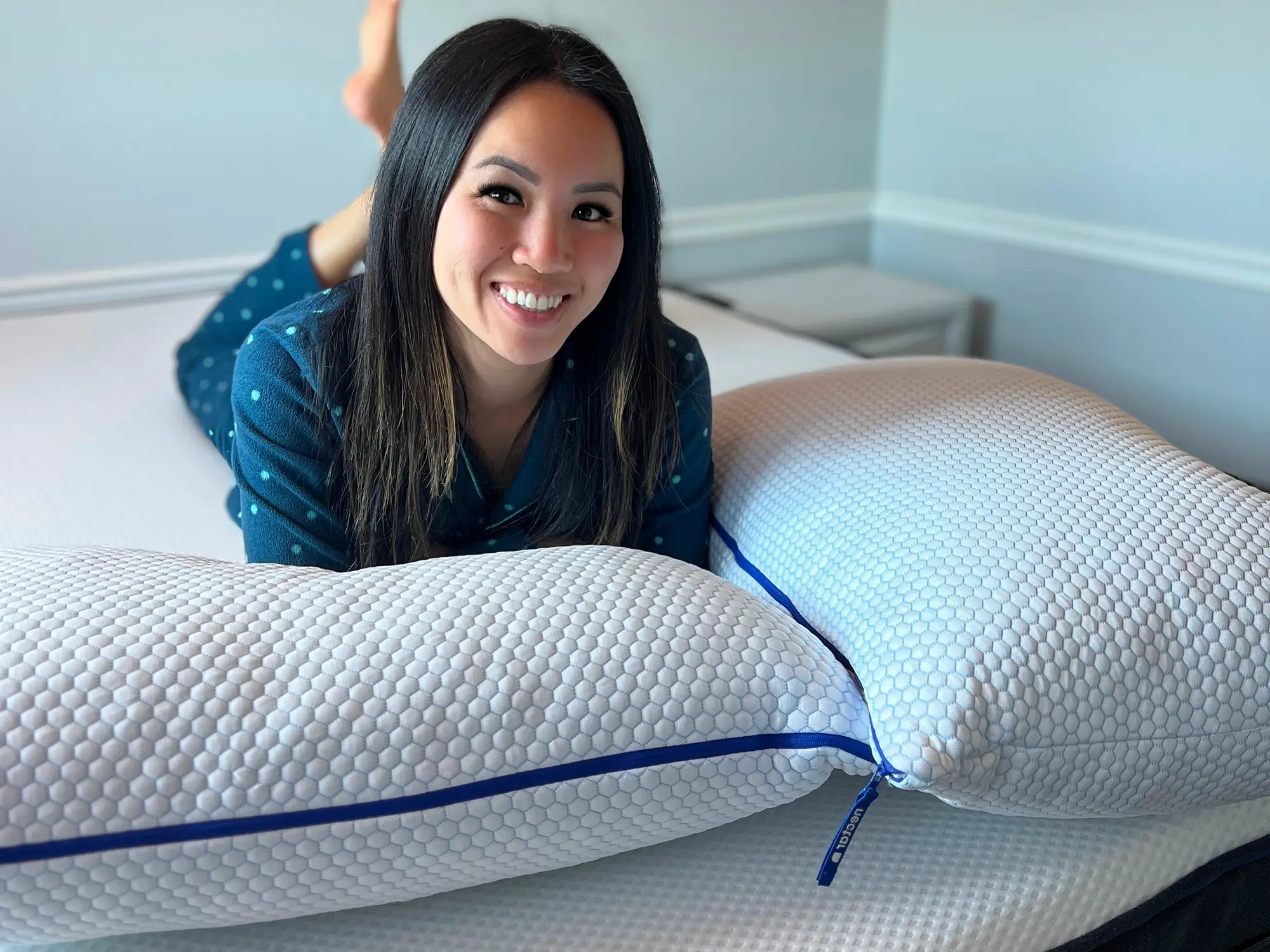 Nectar Tri-Comfort Cooling Pillow w/ Pain Relief Technology